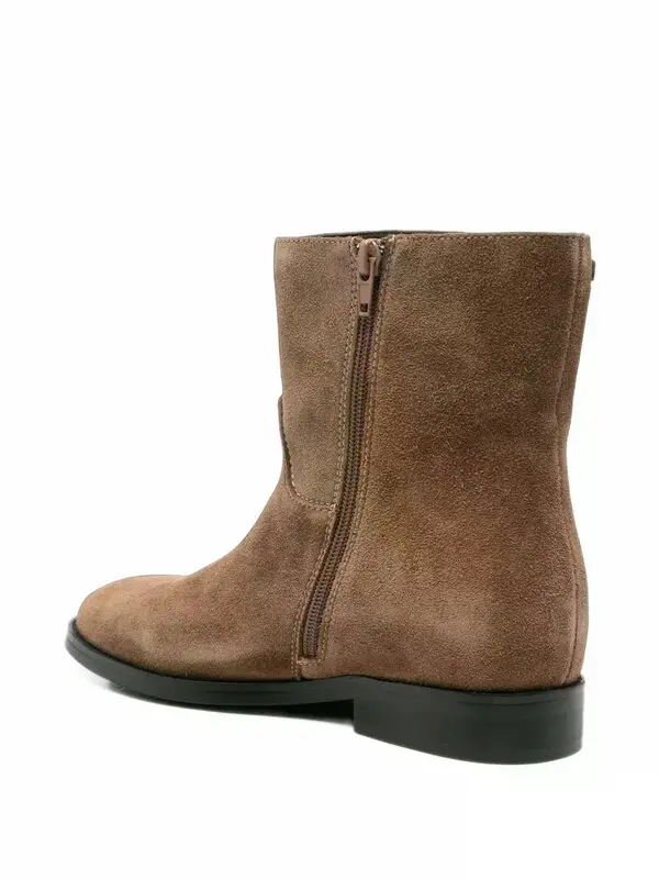 APEPAZZA Suede Studded Ankle Boots