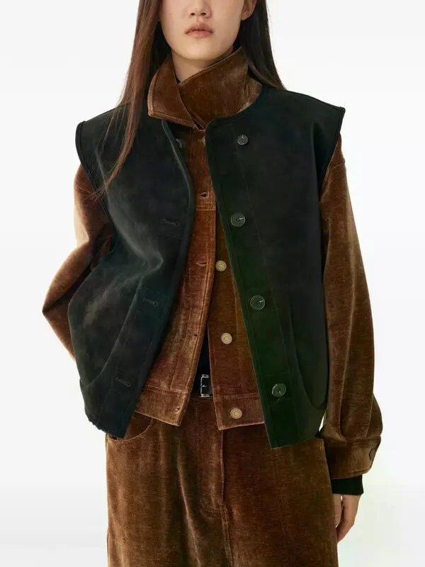 STUDIO TOMBOY Button-fastening Gilet