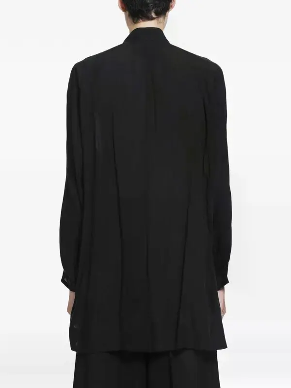 Yohji Yamamoto Ribbon-detail Mini Dress