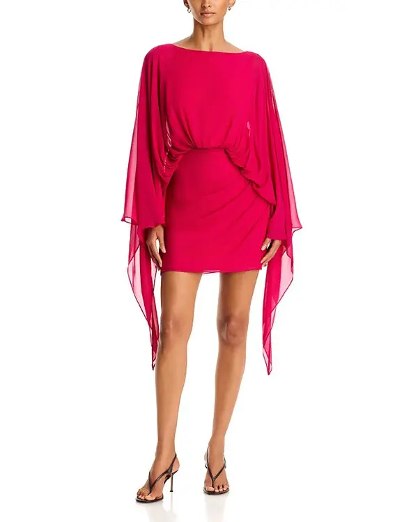 TOCCIN Guinevere Draped Mini Dress