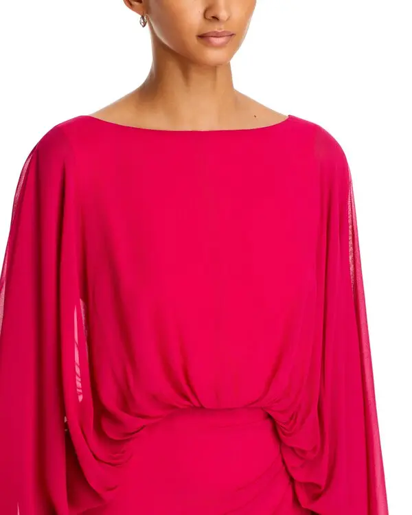 TOCCIN Guinevere Draped Mini Dress