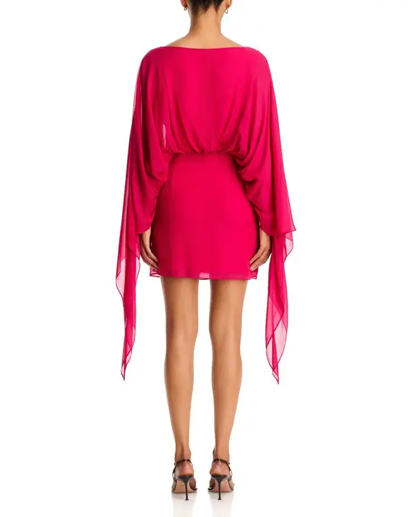 TOCCIN Guinevere Draped Mini Dress