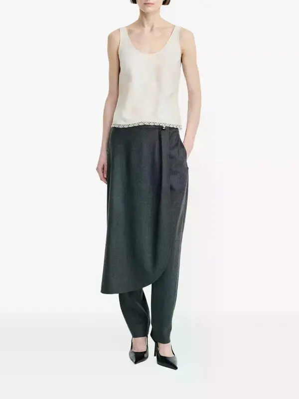 Maria Mcmanus Lace Edge Scoop Cami Sleeveless Blouse