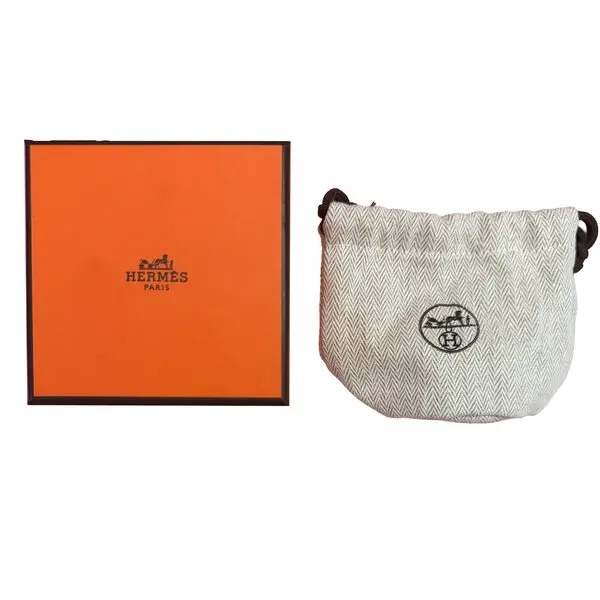 Hermès Medor Cuff In Fauve Leather Bracelet