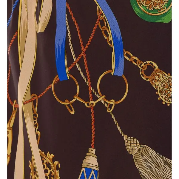 Etro Printed Long Skirt