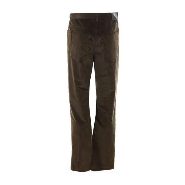 Loewe Ribbed Velvet Pants - Brown