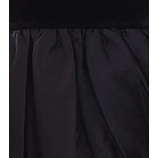 SELF-PORTRAIT Velvet Bubble Top