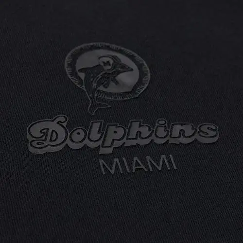 Mitchell & Ness Miami Dolphins Core Essentials Micro Logo Fleece Sweatshirt