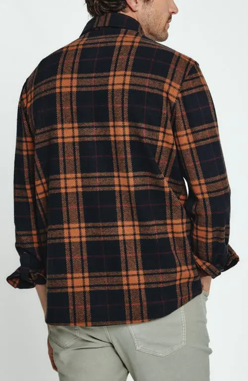 7 Diamonds Generation Long Sleeve Plaid Shirt - Walnut