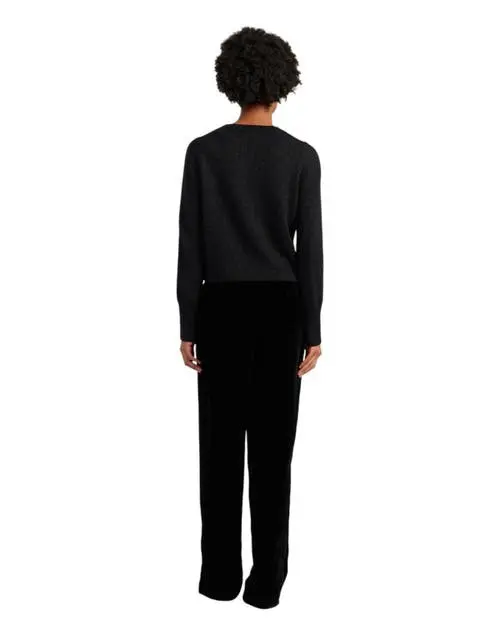 Chinti & Parker Wool-cashmere Embellished Bow Sweater