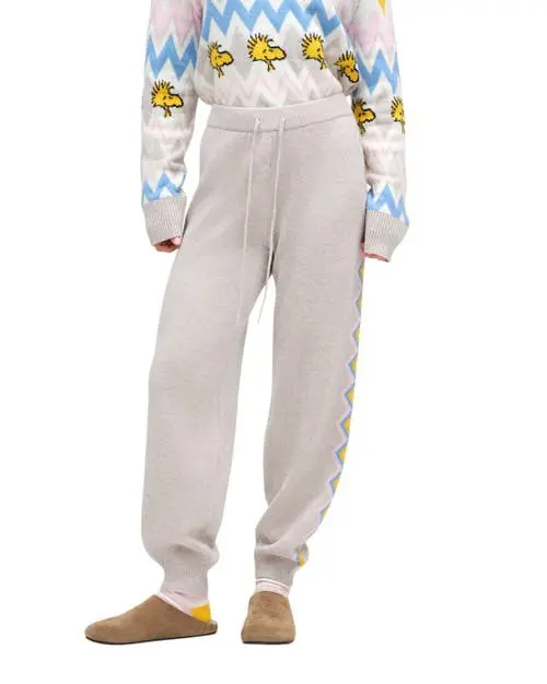 Chinti & Parker Wool-cashmere Snoopy Ski Track Pants - Multi