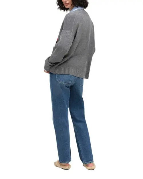 Chinti & Parker Wool-cashmere Disney Peek Pocket Cardigan