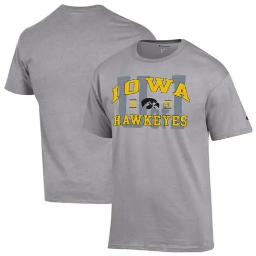 Champion Iowa Hawkeyes Varsity T-shirt - Heather Gray