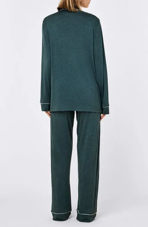 PAPINELLE Kate Tencel Modal Pajamas - Deep Emerald
