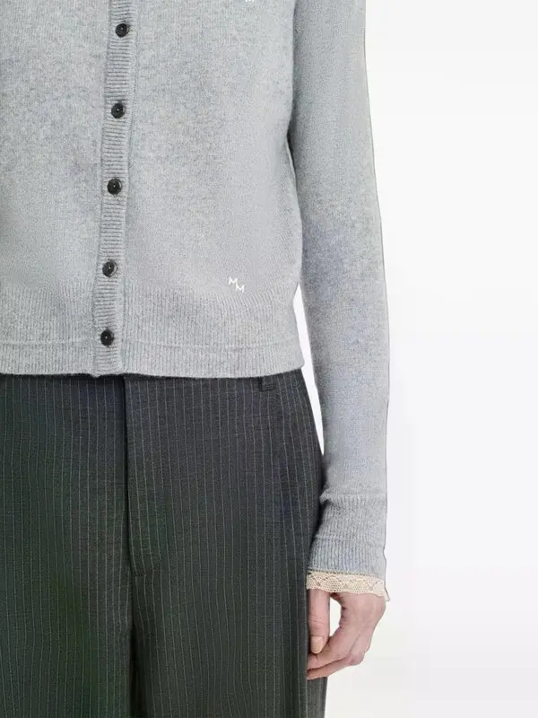 Maria Mcmanus Mm Baby Lace-trimmed Cardigan