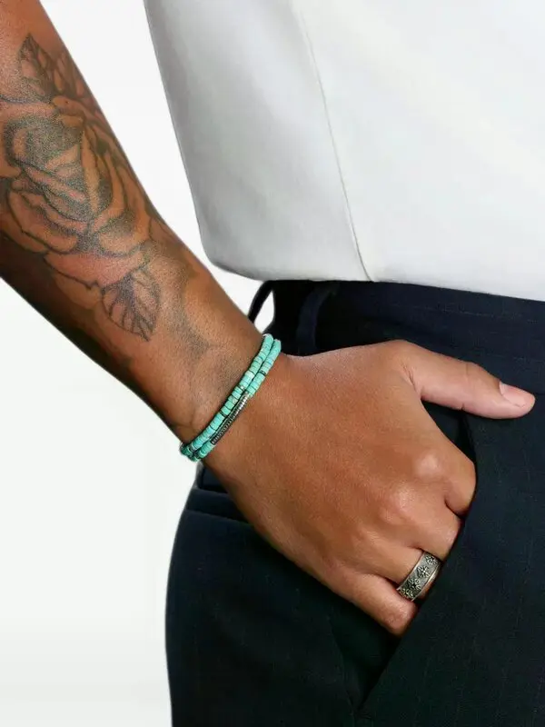 NIALAYA JEWELRY Turquoise Wrap Bracelets - Blue