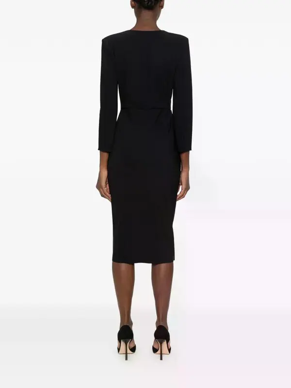 Chiara Boni La Petite Robe Crystal-embellished Ruffled Dress