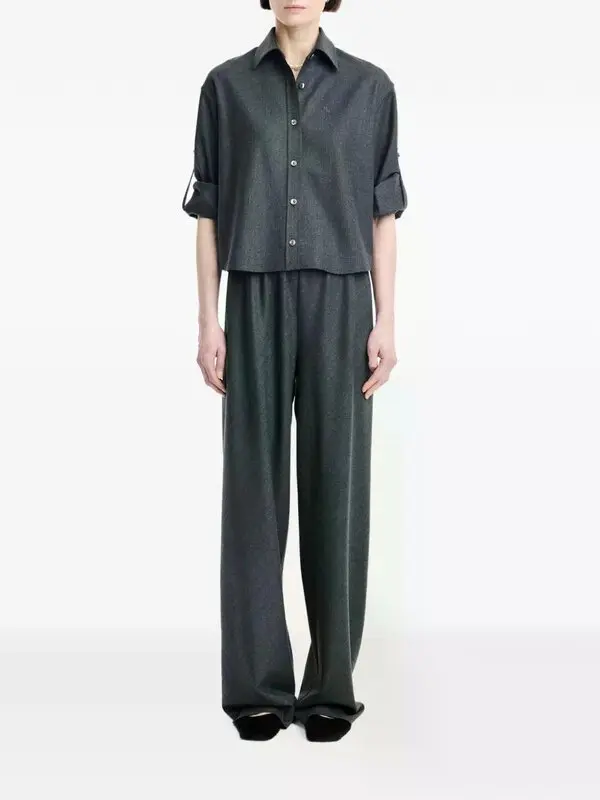 Maria Mcmanus Button-up Cropped Shirt