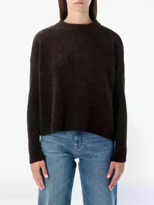SESSUN Brushed-knit Sweater - Brown