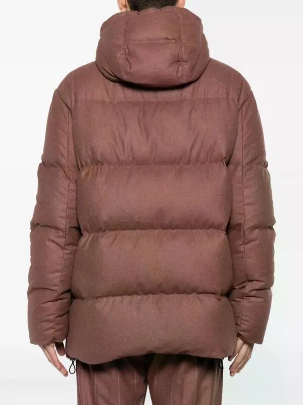 Eleventy Padded-design Hooded Jacket
