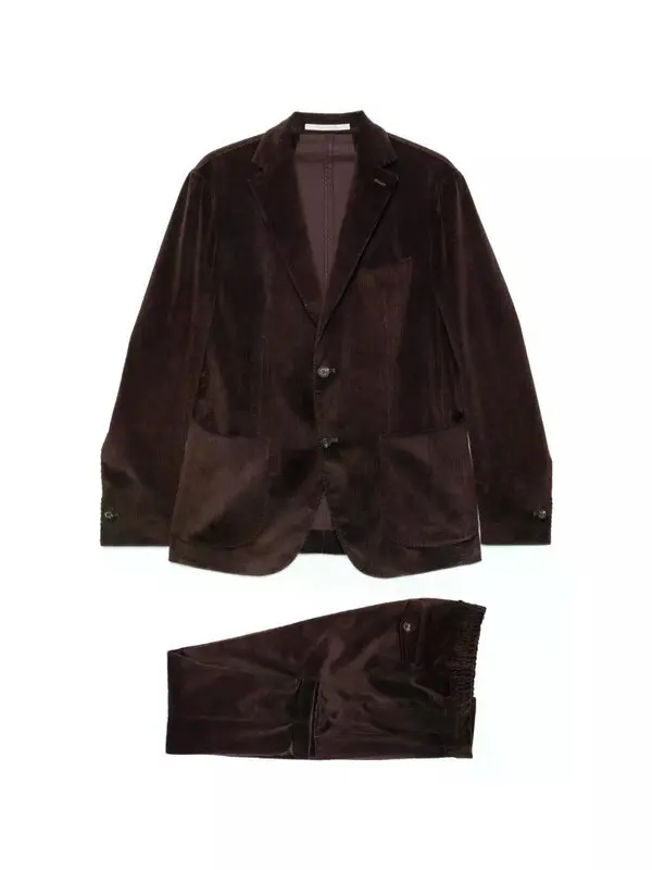 Eleventy Corduroy-effect Suit