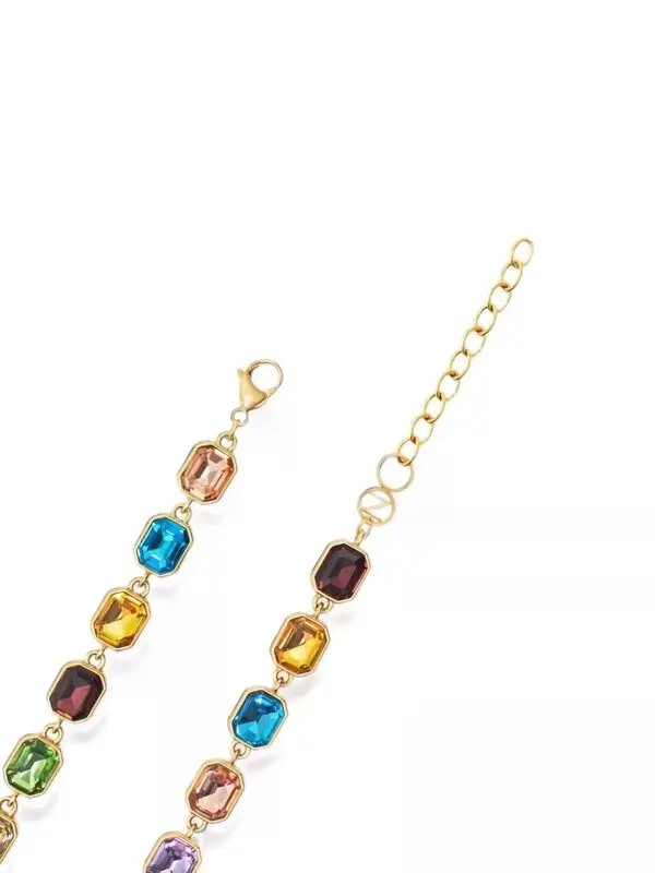 NIALAYA JEWELRY Emerald-cut Crystal Necklace