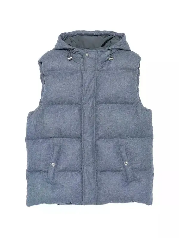Eleventy Quilted-pattern Gilet