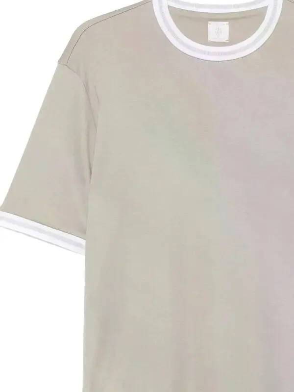Eleventy Contrast-trim T-shirt