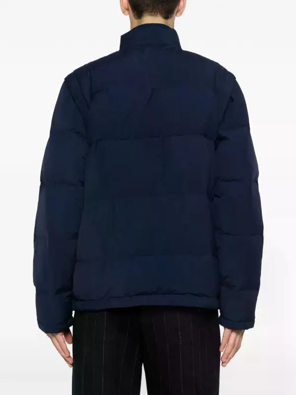 Eleventy Quilted Detachable-sleeve Jacket