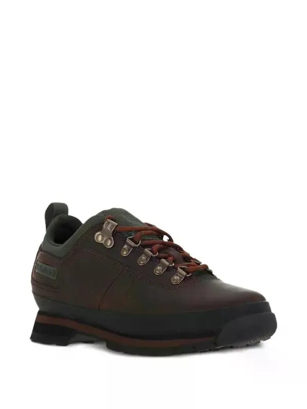 Timberland Low Euro Hiker Logo-plaque Boots - Brown