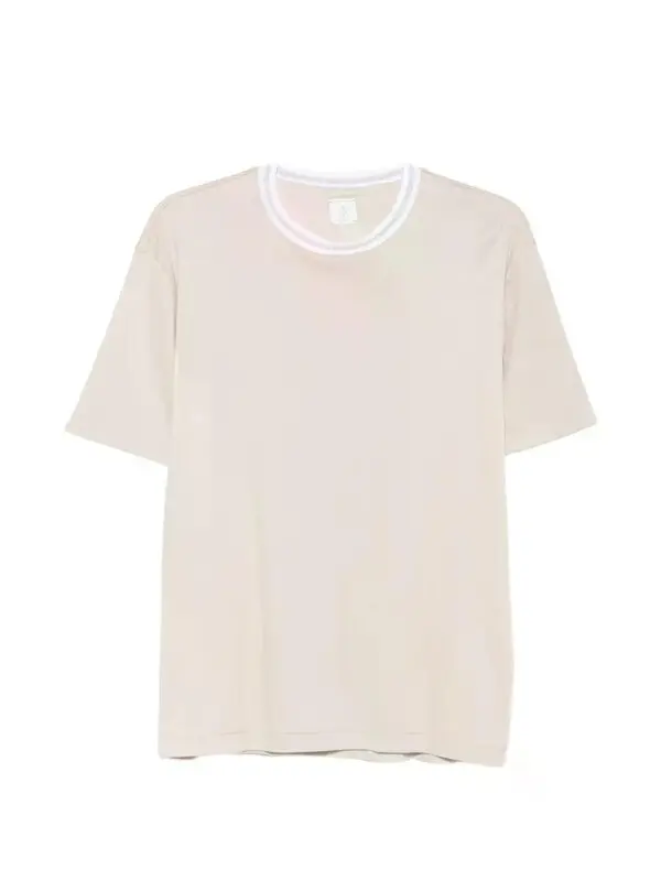 Eleventy Contrast-trim T-shirt