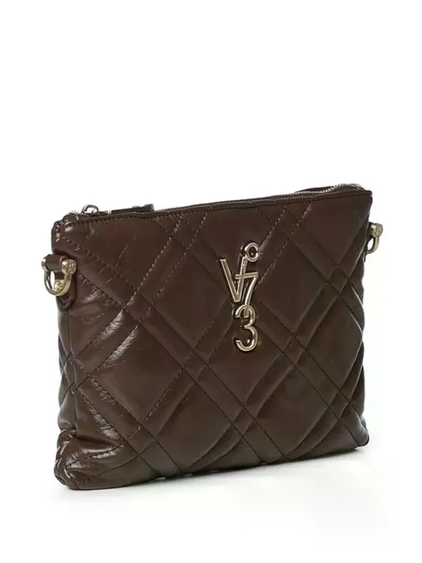 V°73 Diaspro Quilted Logo-plaque Cross Body Bag - Brown