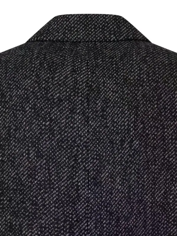 STUDIO TOMBOY Herringbone-pattern Double-breasted Coat