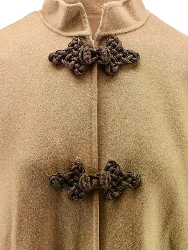 PHILIPPA 1970 Harriet Frog-fastening Wool Single-breasted Coat