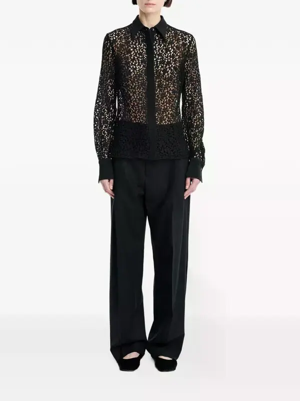 Maria Mcmanus Slim-fit Semi-sheer Shirt