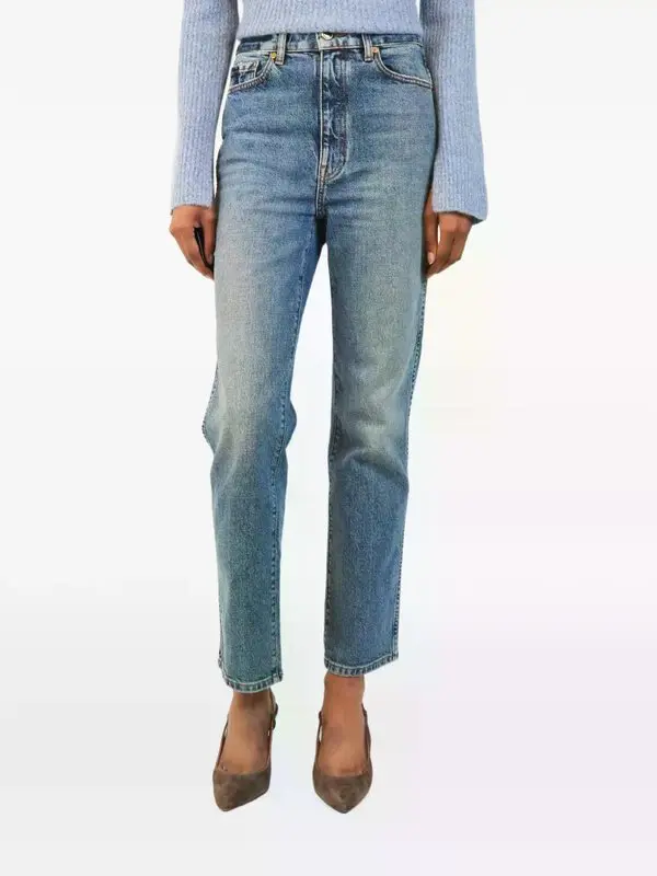 Khaite Abigail Mid-wash Jeans