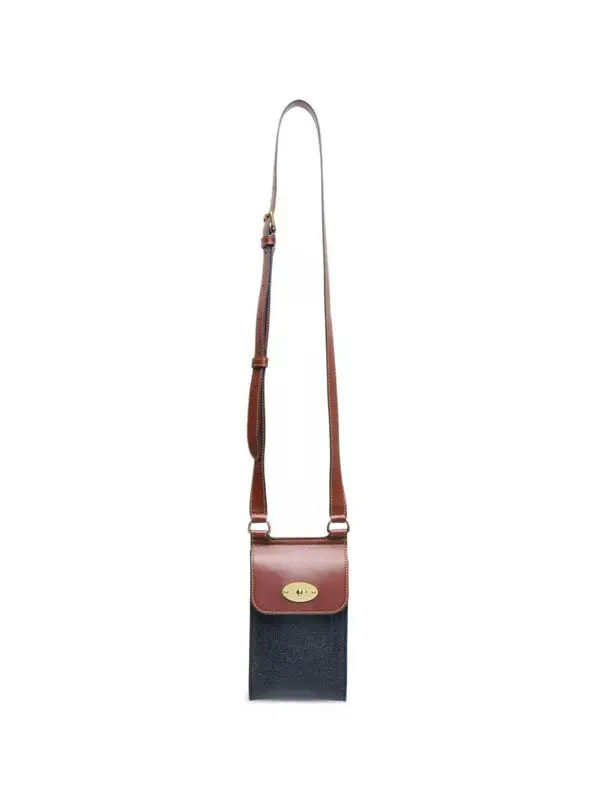 Mulberry Mini Anthony Postman's Lock Leather Shoulder Bag - Black