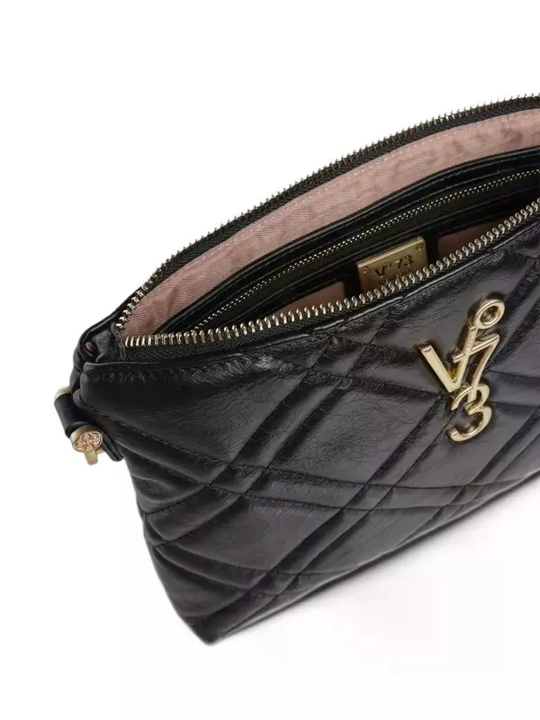 V°73 Diaspro Quilted Logo-plaque Cross Body Bag