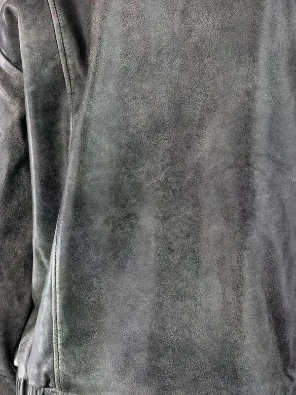 TRUE AVENUE Distressed Leather Jacket