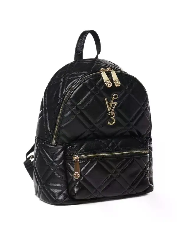 V°73 Diaspro Quilted Logo-plaque Backpack