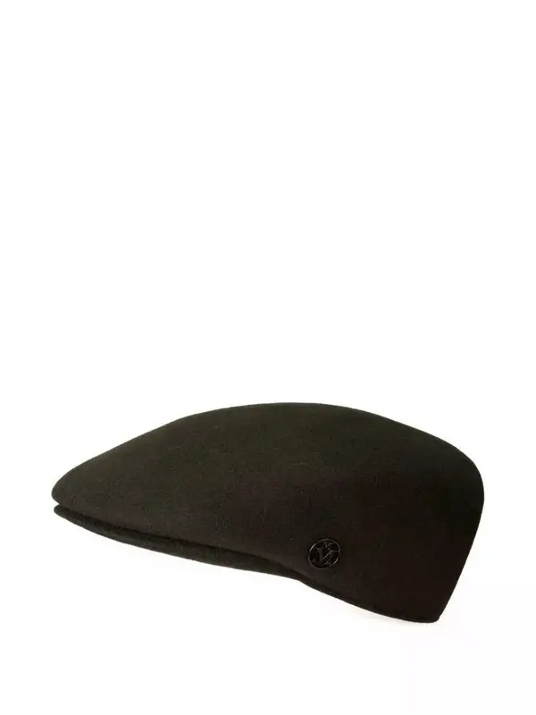 MAISON MICHEL Oliver Flat Cap - Brown