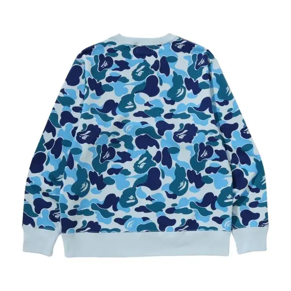 A BATHING APE Camo Rhine Stone Sta Sweatshirt