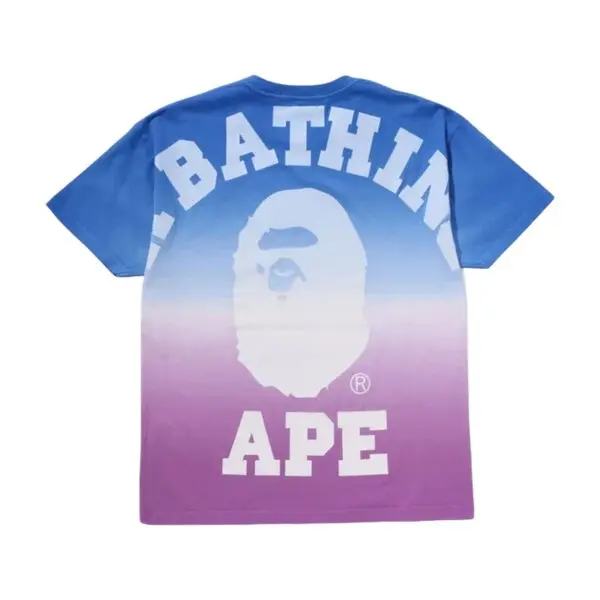 A BATHING APE Gradation Big College Oversized T-shirt