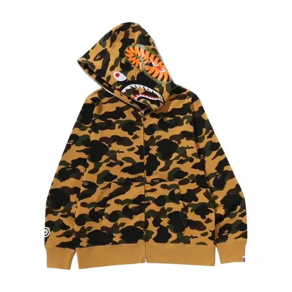 A BATHING APE 1st Camo Shark Full Zip Hoodie