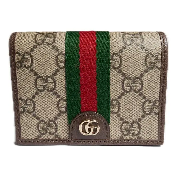 Gucci Ophidia Small Wallet - Beige