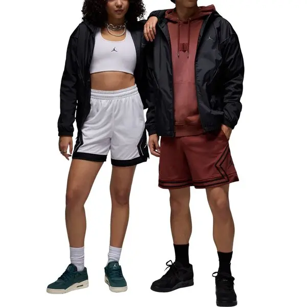 JORDAN Brooklyn Hooded Draft Jacket 'black Anthracite - Black/anthracite