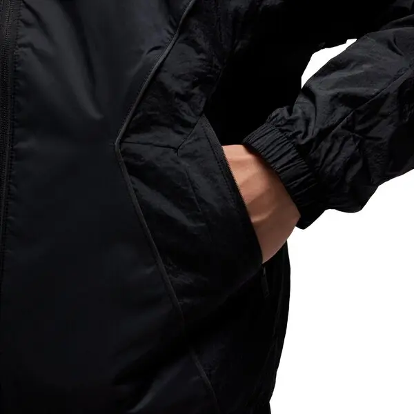 JORDAN Brooklyn Hooded Draft Jacket 'black Anthracite - Black/anthracite
