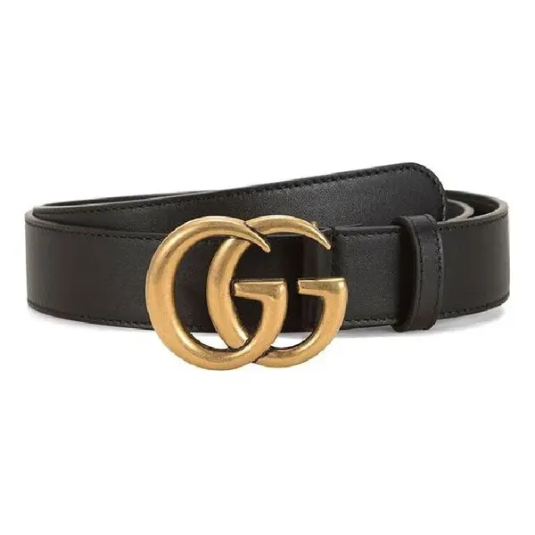 Gucci Gg Marmont Belt - Black