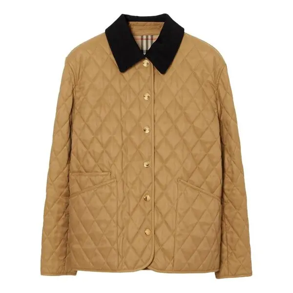 Burberry Quilted Jacket - Camel