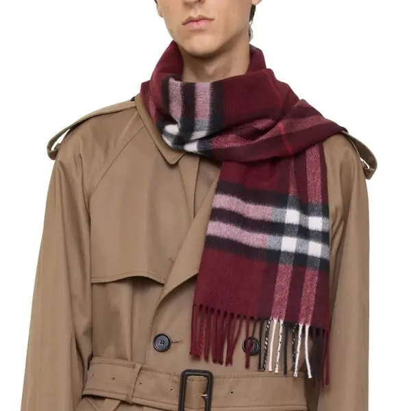 Burberry Check Cashmere Scarf
